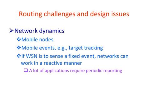 Ppt Routing Challenges And Design Issues Powerpoint Presentation