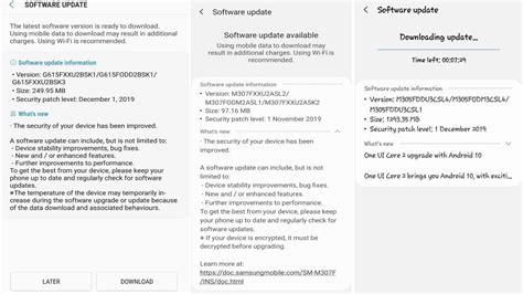 samsung phone got the new fota update problem with android 10 one ui