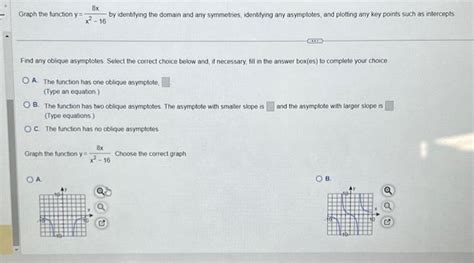 solved graph the function y x2−168x by identifying the