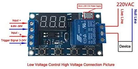 Store 6 30v Adjustable Relay Timer Cycle Module Switch Trigger Time Delay Circuit Board Yu B
