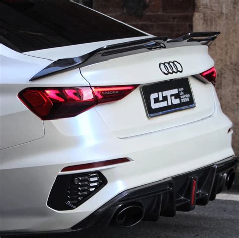 Cmst Audi A3 S3 8y Carbon Fibre Rear Diffuser Aero Carbon Uk