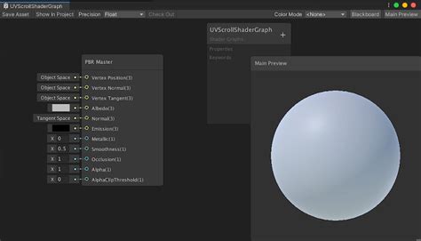 UnityShader Graph でUVスクロールするマテリアル作る入門 夜中にUnity