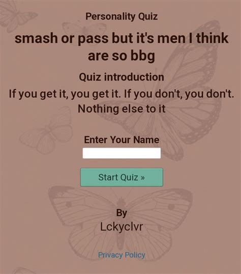 Smash Or Pass Quiz Artofit