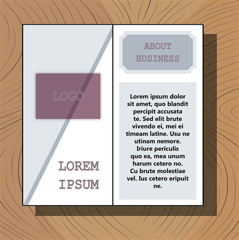 전단지 디자인 서식 파일 브로셔 연례 보고서 벡터 Ai Eps Uidownload