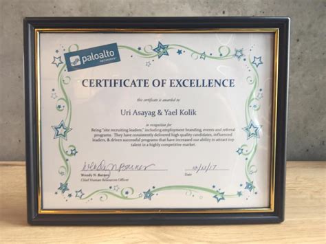 uri asayag on linkedin being recognized for your hard work is