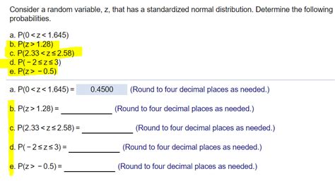 Solved Consider A Random Variable Z That Has A