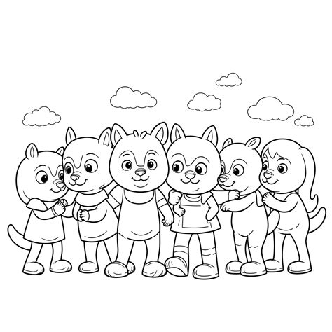 Best Furry Friend Coloring Pages Free Printable Pdf