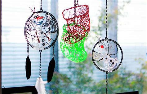 크리스마스 장식 귀여운드림캐처 만들기 솜씨당