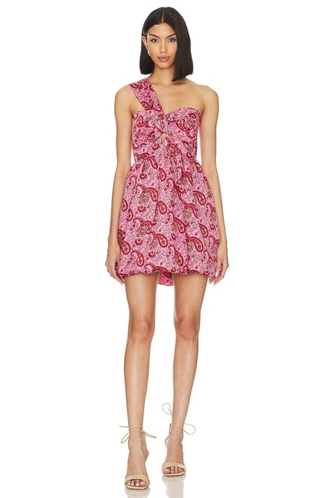 Likely Alyssa Dress In Orchid Red Multi Revolve