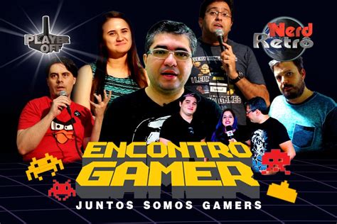 Encontro Gamer 2016 Juntos Somos Gamers Nerd RetrÔ Player Off Nerd Game Concept Movie