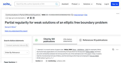 Partial Regularity For Weak Solutions Of An Elliptic Free Boundary Problem