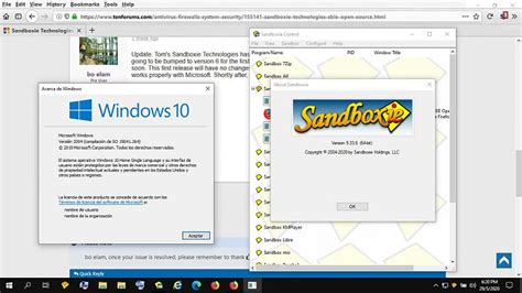 Sandboxie Technologies Sbie Open Source Solved Windows 10 Forums