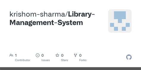 Github Krishom Sharma Library Management System