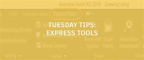Working Faster With Autocad Express Tools Tuesday Tips With Heidi