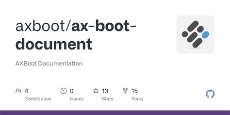 GitHub Axboot Ax Boot Document AXBoot Documentation
