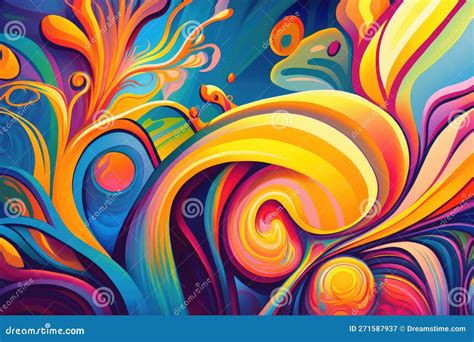 Best Colorful Design Abstract Background Colors Vibrant And Dynamic Stock Illustration