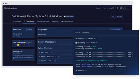 Secure Environment Management Activestate