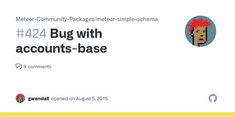 bug with accounts base · issue 424 · meteor community packages meteor