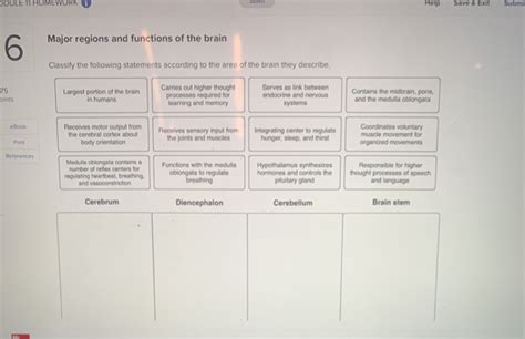 solved dule 11 homework help save and exit submi major regions