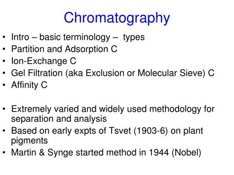 Ppt Chromatography Powerpoint Presentation Free Download Id 4306705
