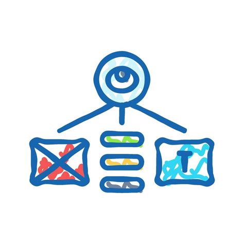 Visual Hierarchy Ux Ui Design Icon Doodle Illustration 62467207 Vector