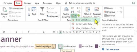 Project Planner An Excel Gantt Chart Using Conditional Formatting