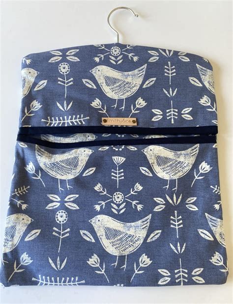 Peg Bag In Narvik Blue Smithyandco