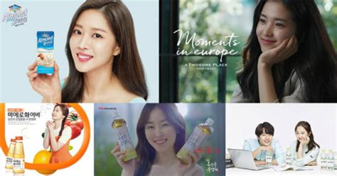 음료업계 광고모델 공식은 건강美상큼美 앞세운 여자모델들