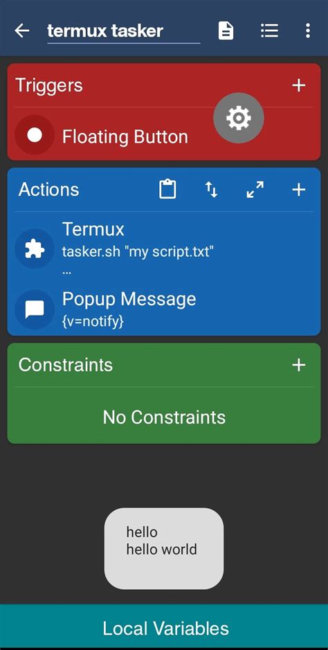 Stdout Not Working With Tasker Issue Termux Termux Tasker GitHub