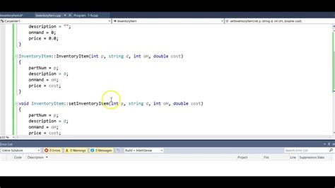 Constant Member Functions Youtube