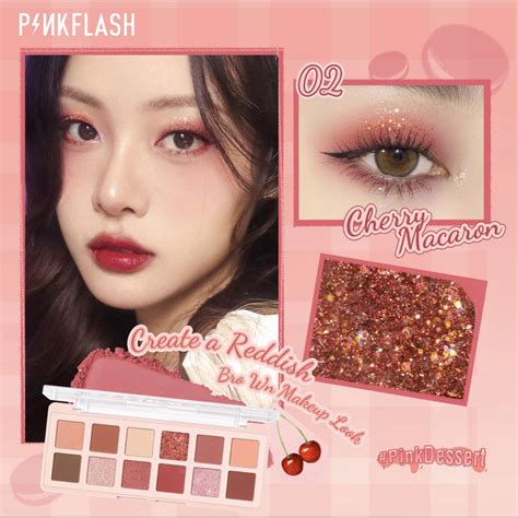 Jual Pinkflash Pinkdessert Pink Dessert 12 Shades Eyeshadow Palette