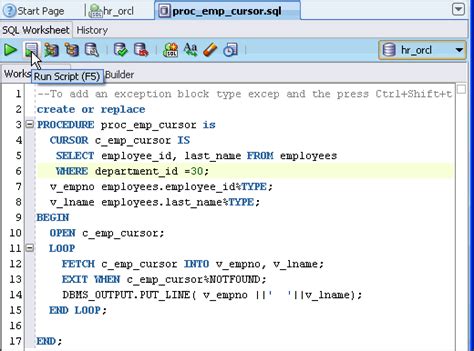 Advanced Oracle Sql Developer