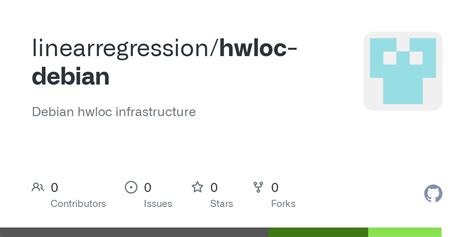 GitHub Linearregression Hwloc Debian Debian Hwloc Infrastructure