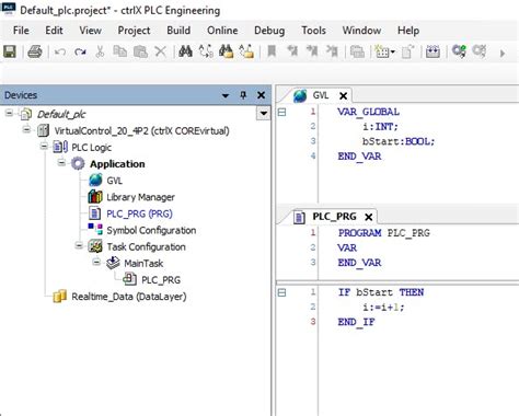 Set Up A Ctrlx Plc Project To Publish Variables To The Ctrlx Data Layer