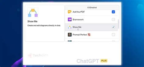 how to use chatgpt show me plugin to create realtime diagrams a