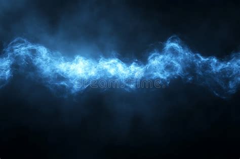 Abstract Blue Energy Wave Flowing In Dark Space Stock Illustration Illustration Of Design