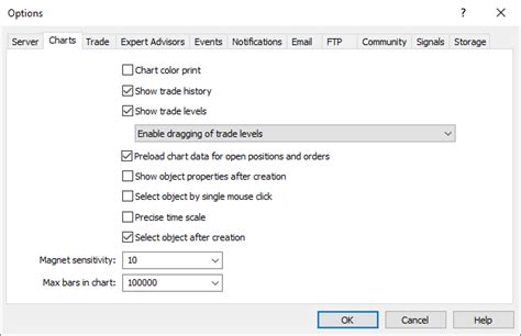 Platform Settings Getting Started Metatrader 5 Help