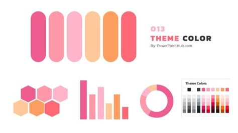 color set Powerpoint Hub ชดส การออกแบบโปสเตอร