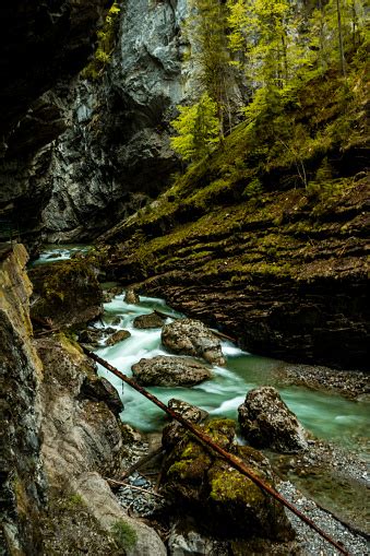 바이에른의 오버스트도르프 근처 브라이타흐클람 협곡 0명에 대한 스톡 사진 및 기타 이미지 0명 골짜기 녹색 Istock