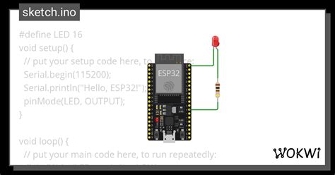 LAB Wokwi LED Wokwi ESP STM Arduino Simulator