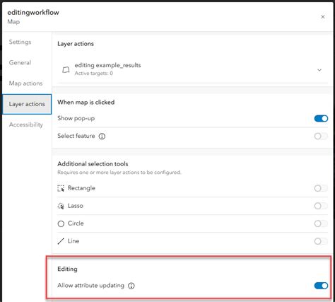 dashboards that pop attribute editing esri community