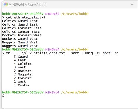 Bash How To Calculate Frequency Of Each Word In File Collecting Wisdom