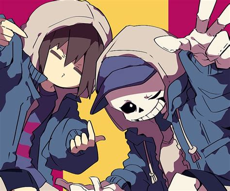 Fighting Frisk Sans Undertale Hd Wallpaper Wallpaperbetter