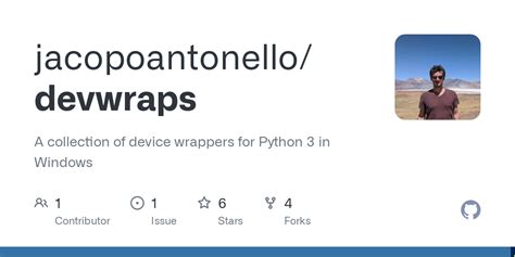 GitHub Jacopoantonello Devwraps A Collection Of Device Wrappers For Python In Windows