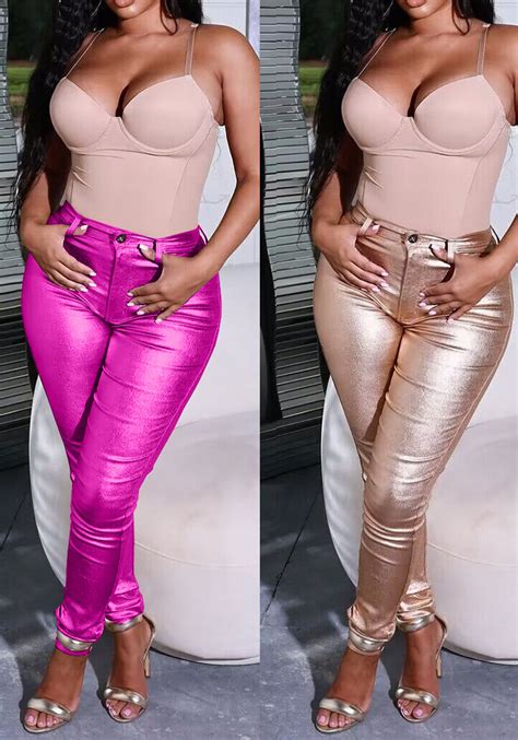 Wholesale Spring Summer Women S Shiny Sexy Pants Global Lover