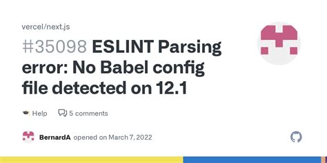 Eslint Parsing Error No Babel Config File Detected On 121