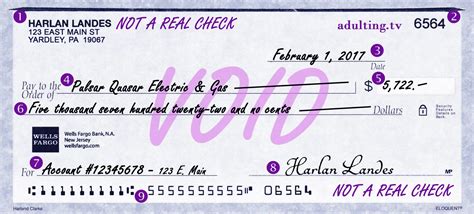 Check Writing Number Amount