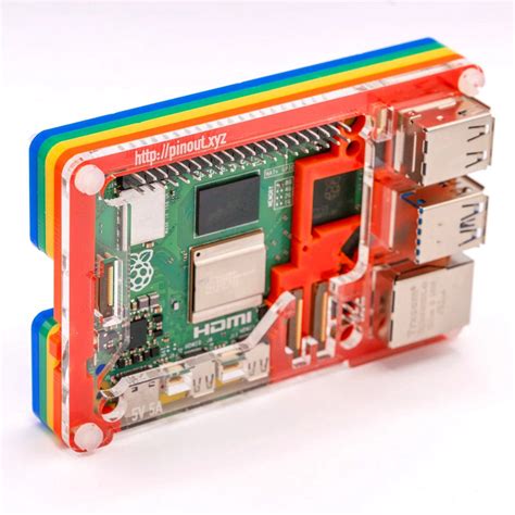 pibow coupe 5 case for raspberry pi 5 the pi hut