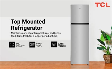 TCL Cubic Feet Hz Inverter Refrigerator With Automatic Defrost Model No TRT