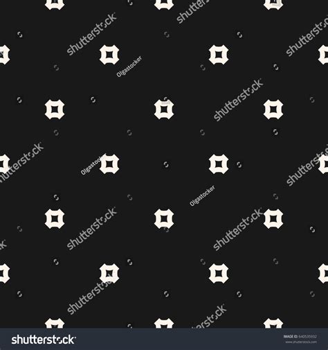 Minimalist Seamless Pattern Simple Geometric Vector Stock Vector
